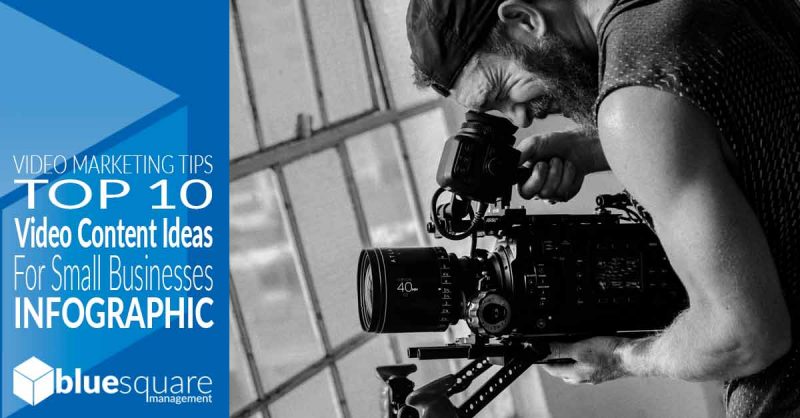 Top 10 Video Content Ideas for Small Businesses INFOGRAPHIC