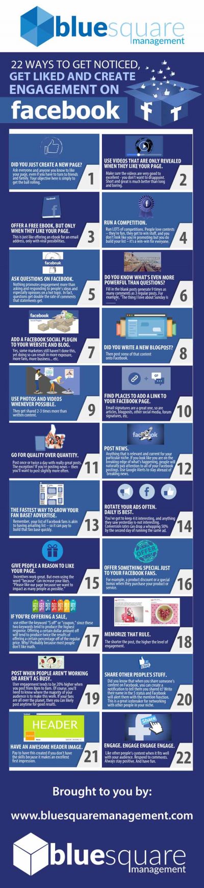 22 Ways How To Get More Likes on Facebook [INFOGRAPHIC]